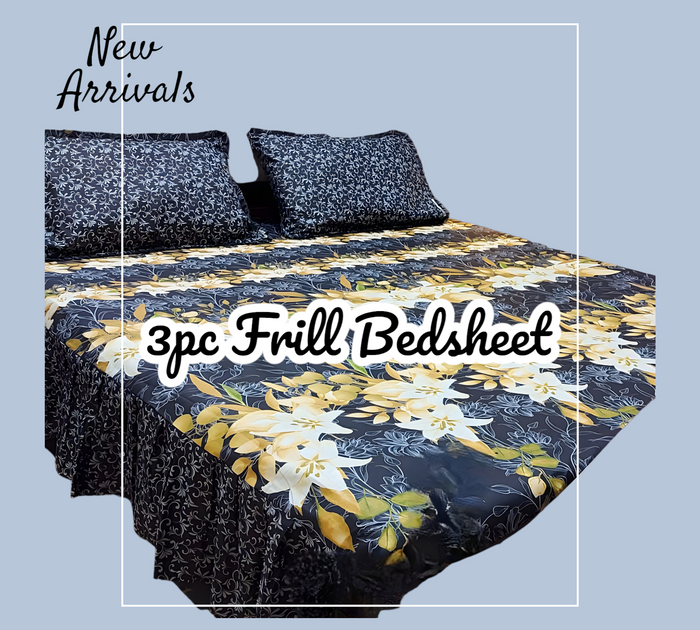 Frill Bedsheets – Alkaram Store